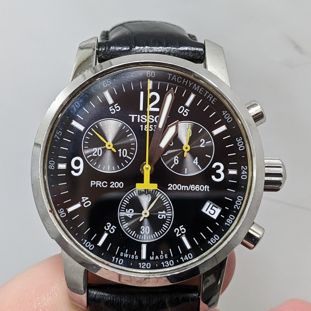 Pre-owned Tissot 1853 PRC 200 Chronograph Men's Watch Quartz - Own4Less